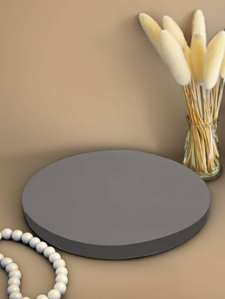 Macabo Gray Quartz Made Lazy Susans - Accent Countertops