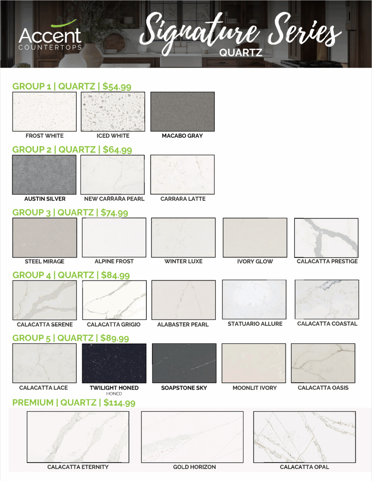 Signature Series Social Media - Accent Countertops